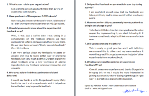 Dethroning deleterious behavior in the workplace using feedback wrap ...