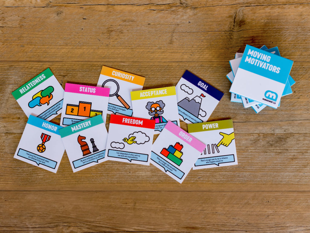 Buy Moving Motivators cards (English version) - Management 3.0