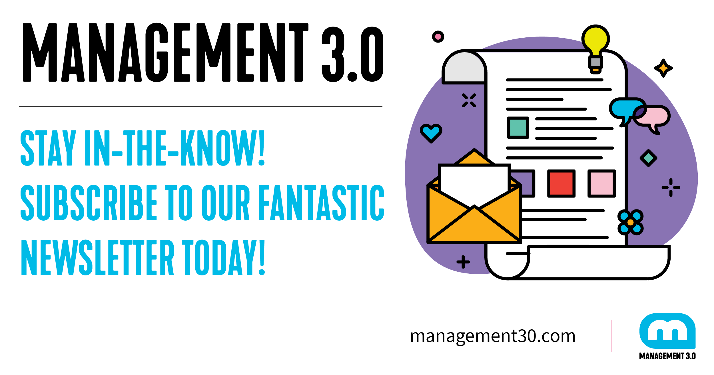 Management 3.0 Newsletter for Better Leadership & Communication