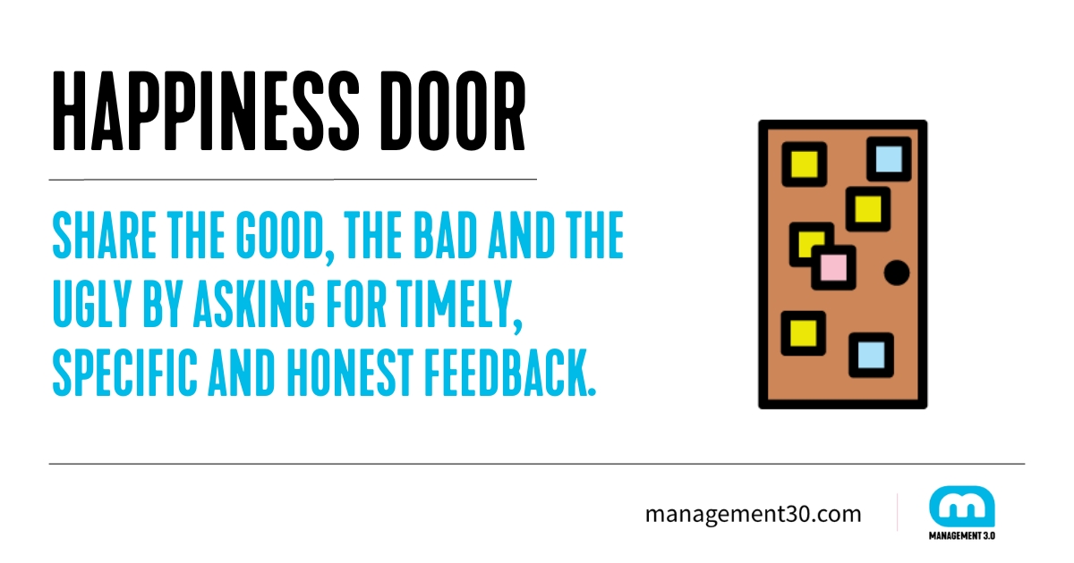 The Happiness Door Measures Office Pulse - Management 3.0
