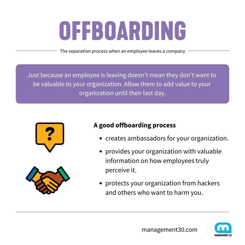 Offboarding: The Importance of the Exit Interview or Stop Doing the Old ...
